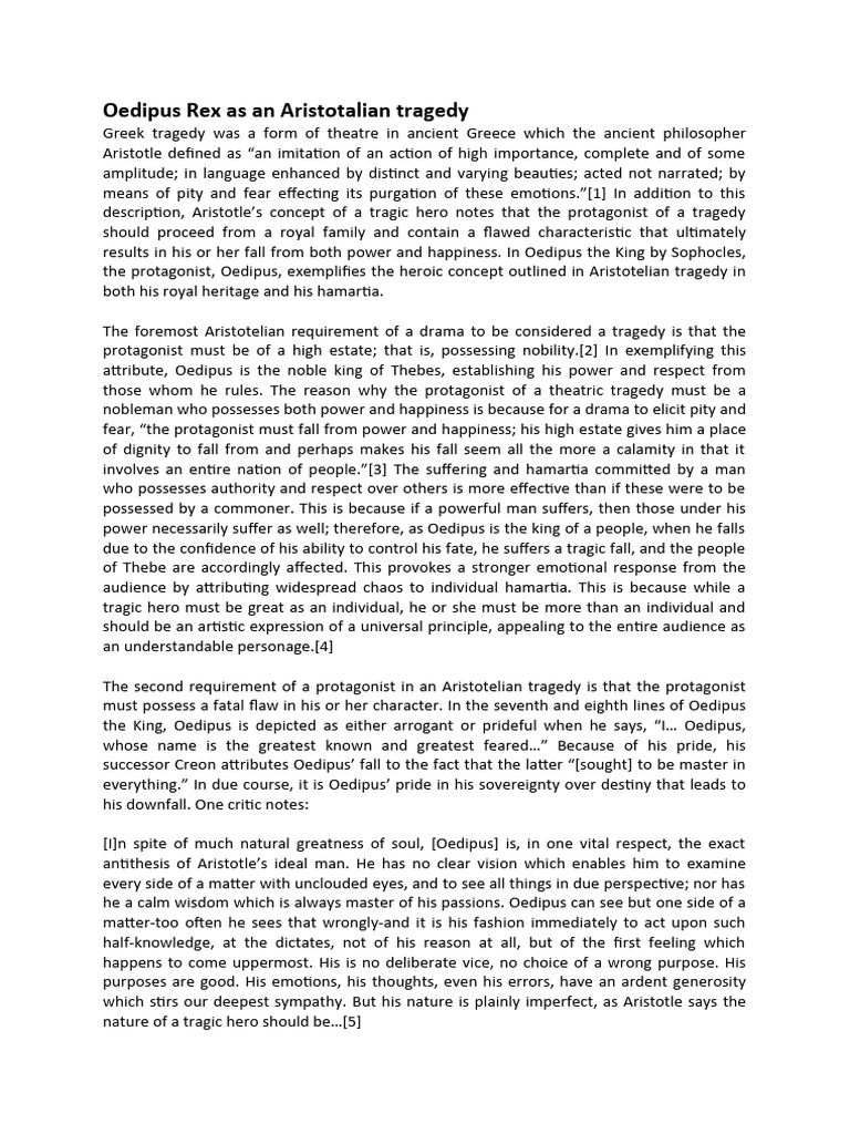 Oedipus Rex | PDF | Tragedy