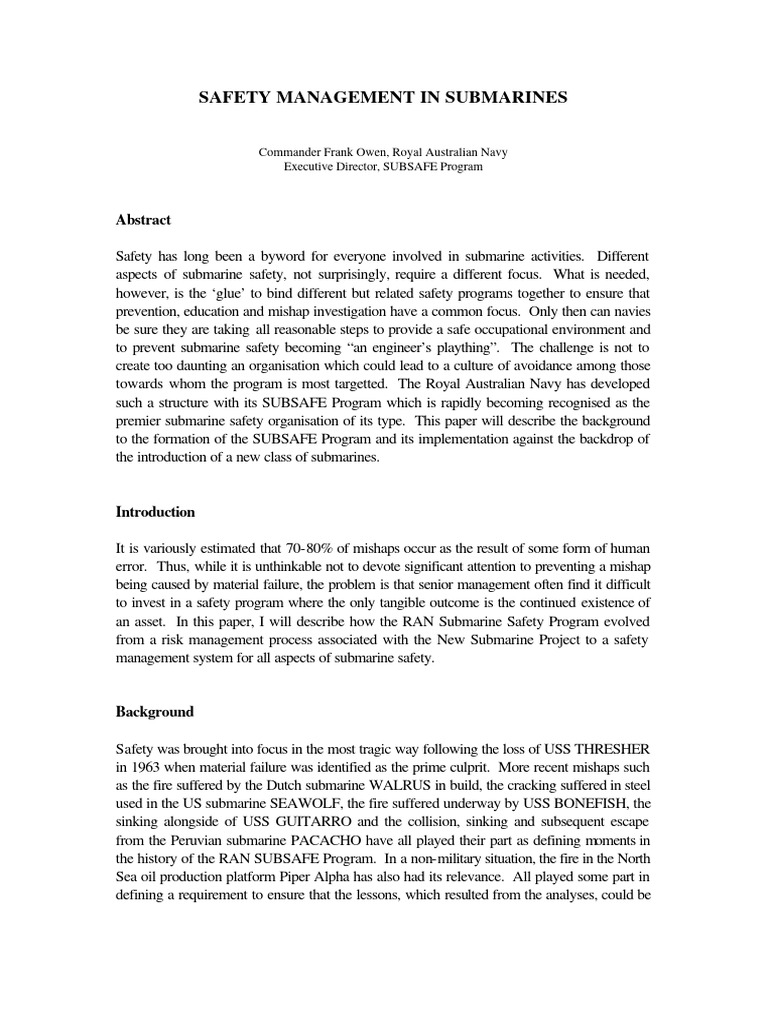 Safety Management | PDF | Risk | Safety