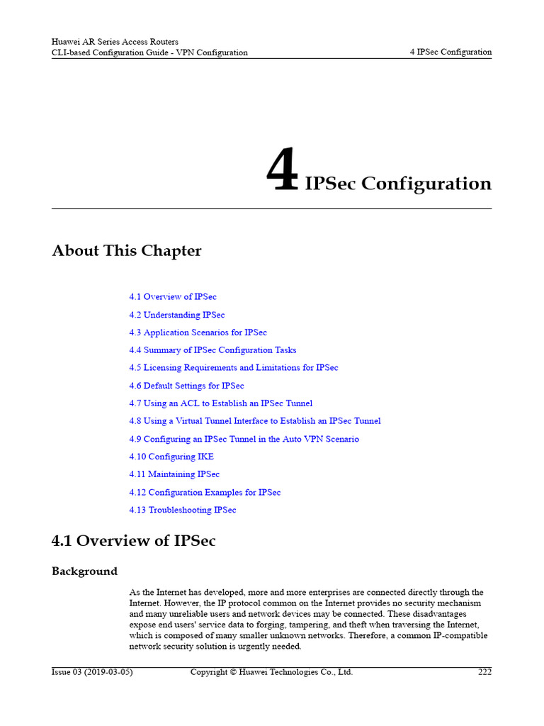 01-04 IPSec Configuration | Download Free PDF | Internet Protocols | Virtual Private Network
