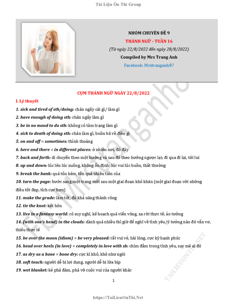 CD9 Tuan 16 Bai Tap Khoa Cau Truc Thanh Ngu 132626 5112022124126AM | PDF