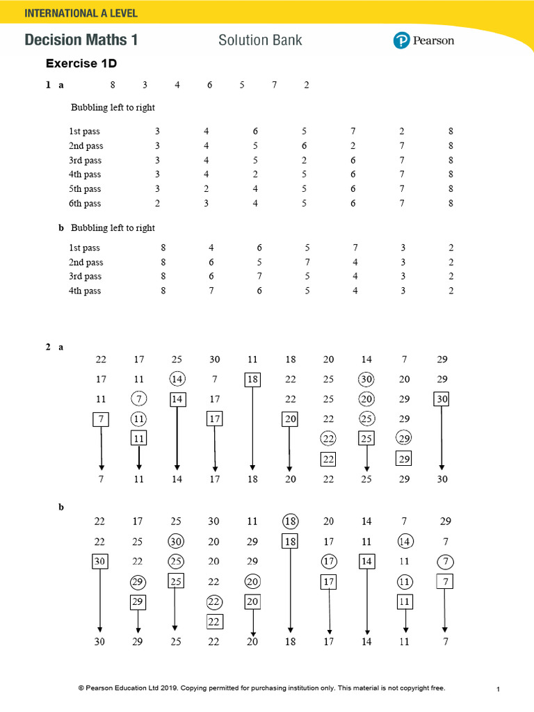 D1 Exercise 1D | PDF
