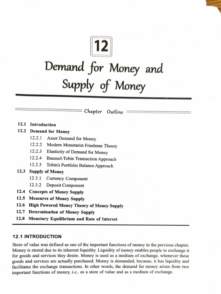Macro Economics Chapter 12 | PDF