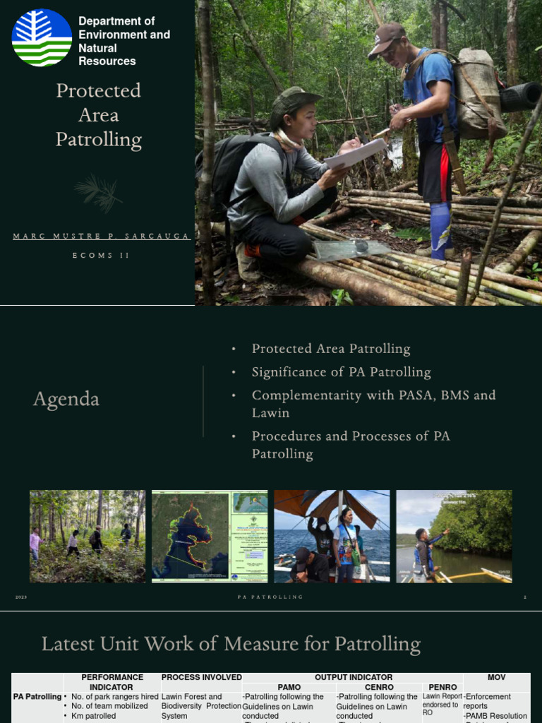 Protected Area Patrolling | PDF