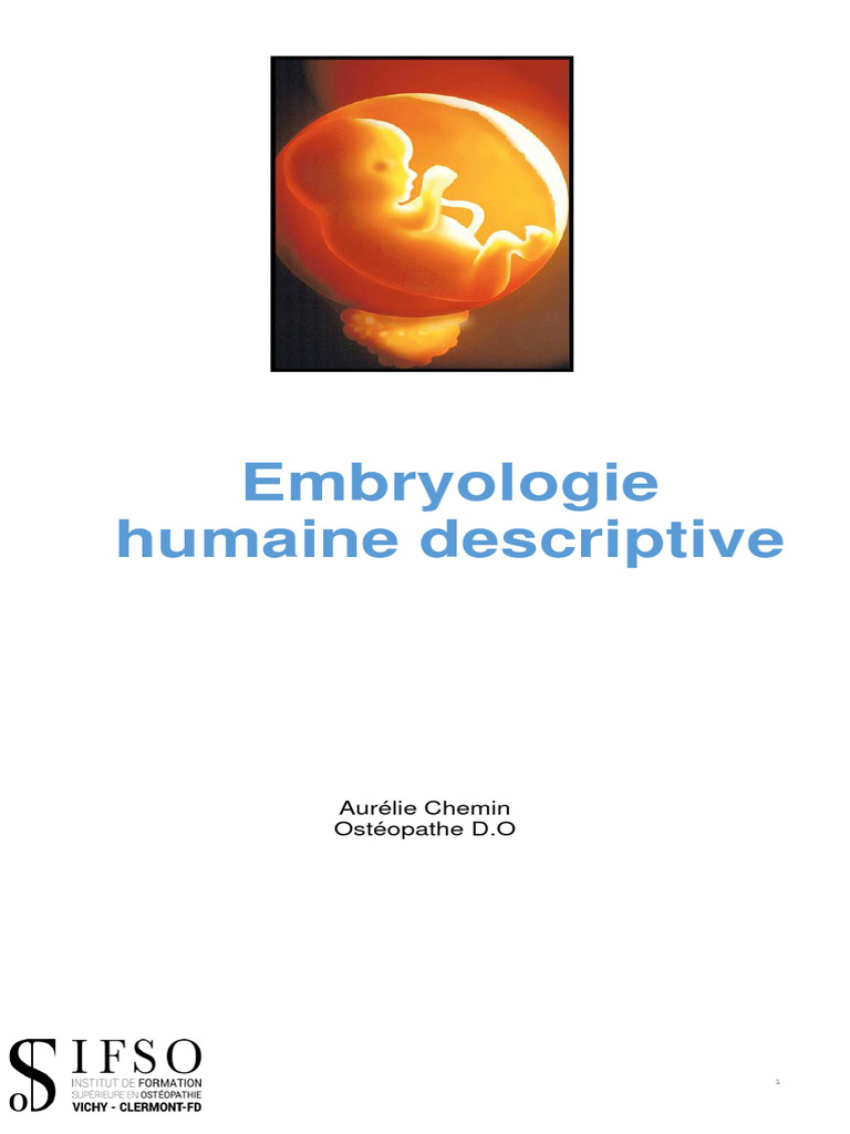 Embryologie Humaine Polycopie PDF 1 | PDF | Méiose | Cycle menstruel