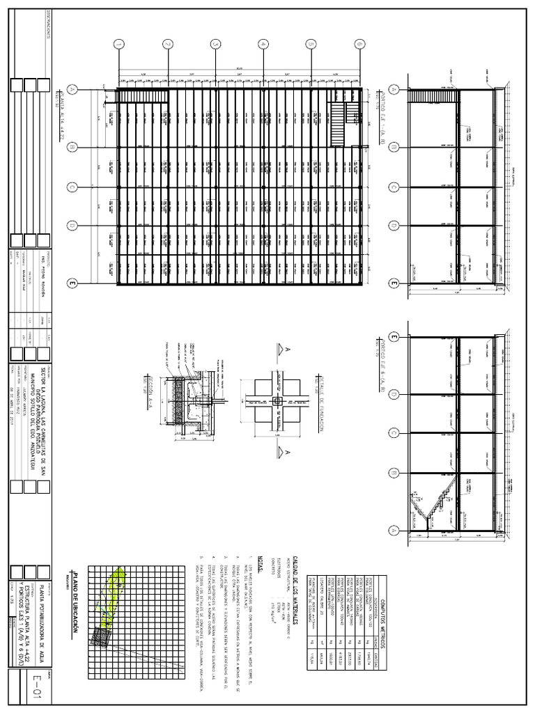 Estructura Metalica E-01 | PDF