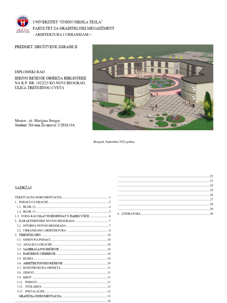 Nevena Živanović - Diplomski Rad 21.09.2022. | PDF
