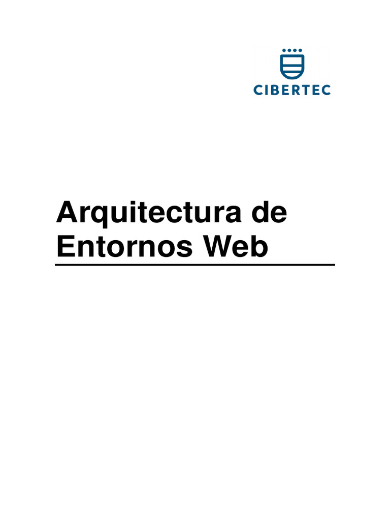 Manual 2023 01 Arquitectura de Entornos Web (SP1802) | Descargar gratis ...