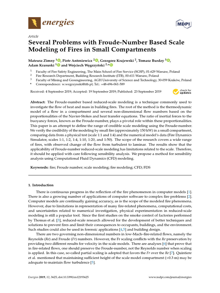 Several Problems With Froude Number Base | PDF