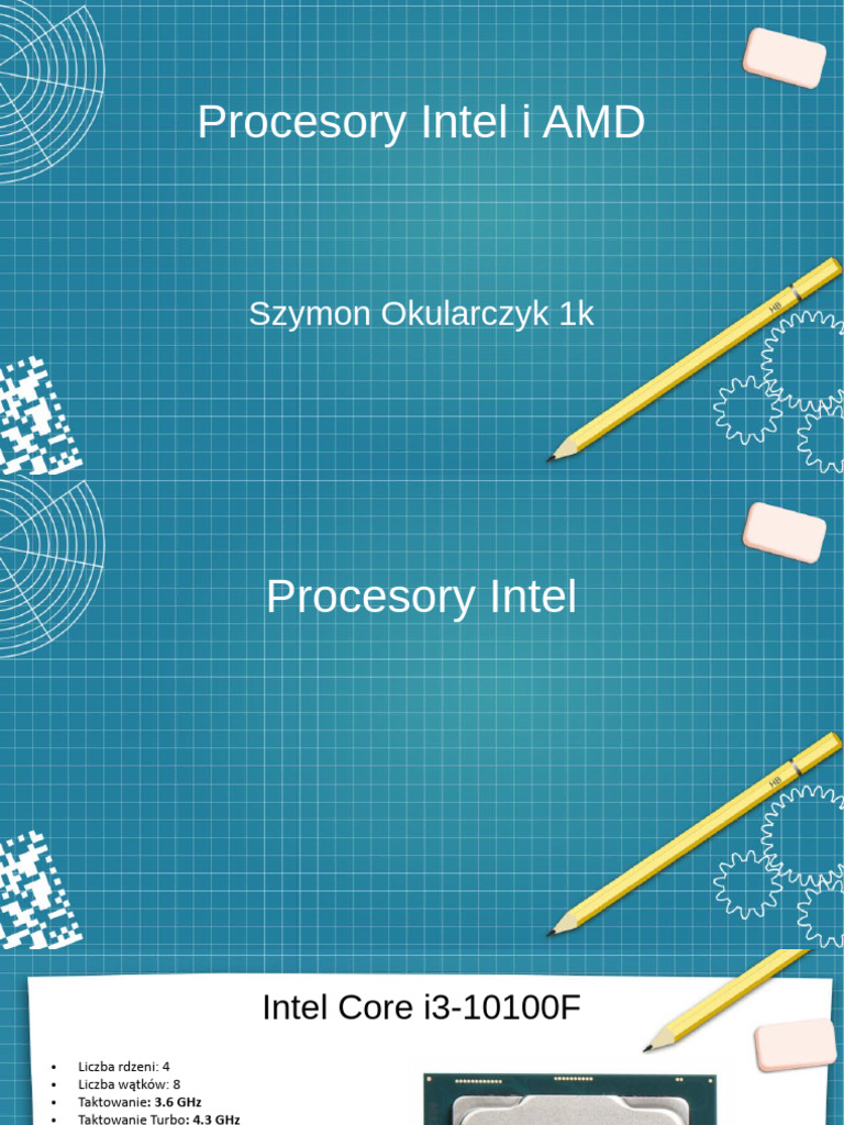 Procesory Prezentacja | PDF