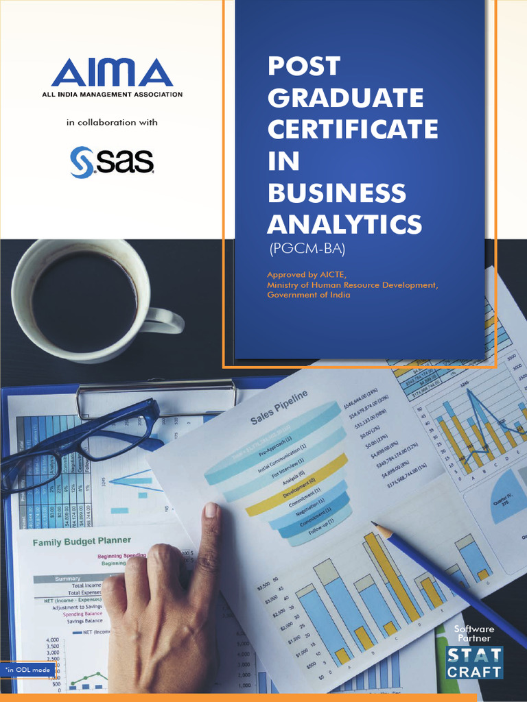 AICTE Business Analytics PGCM Flyer | PDF | Analytics | Sas (Software)