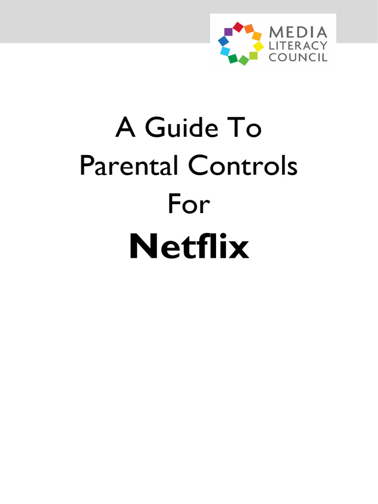 Netflix Parental Controls Guide | PDF