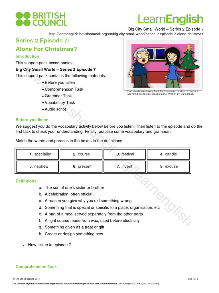 BCSW S2E7 Support Pack | PDF