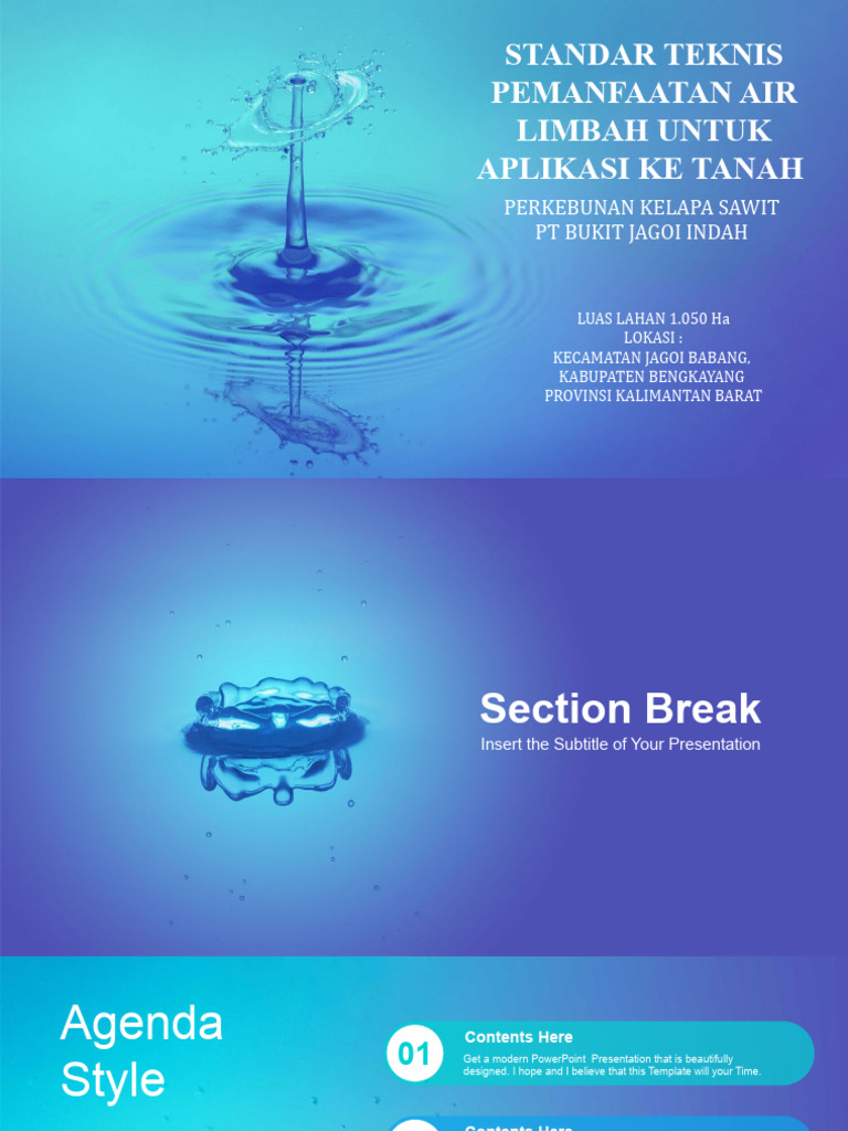 Water Drop Splash PowerPoint Templates | Download Free PDF | Microsoft ...