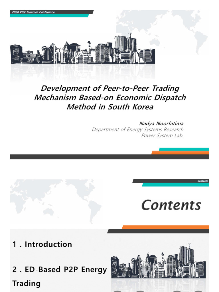 KIEE 2022 P2P Energy Trading | PDF | Finance & Money Management