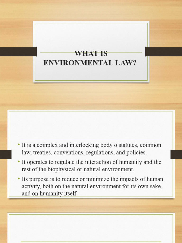 Overview of Philippine Environmental Laws | PDF