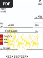 Wells Fargo Check Sample and Format | PDF