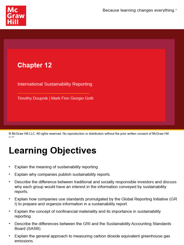 Doupnik 6e Chap012 PPT Accessible GM Output | PDF