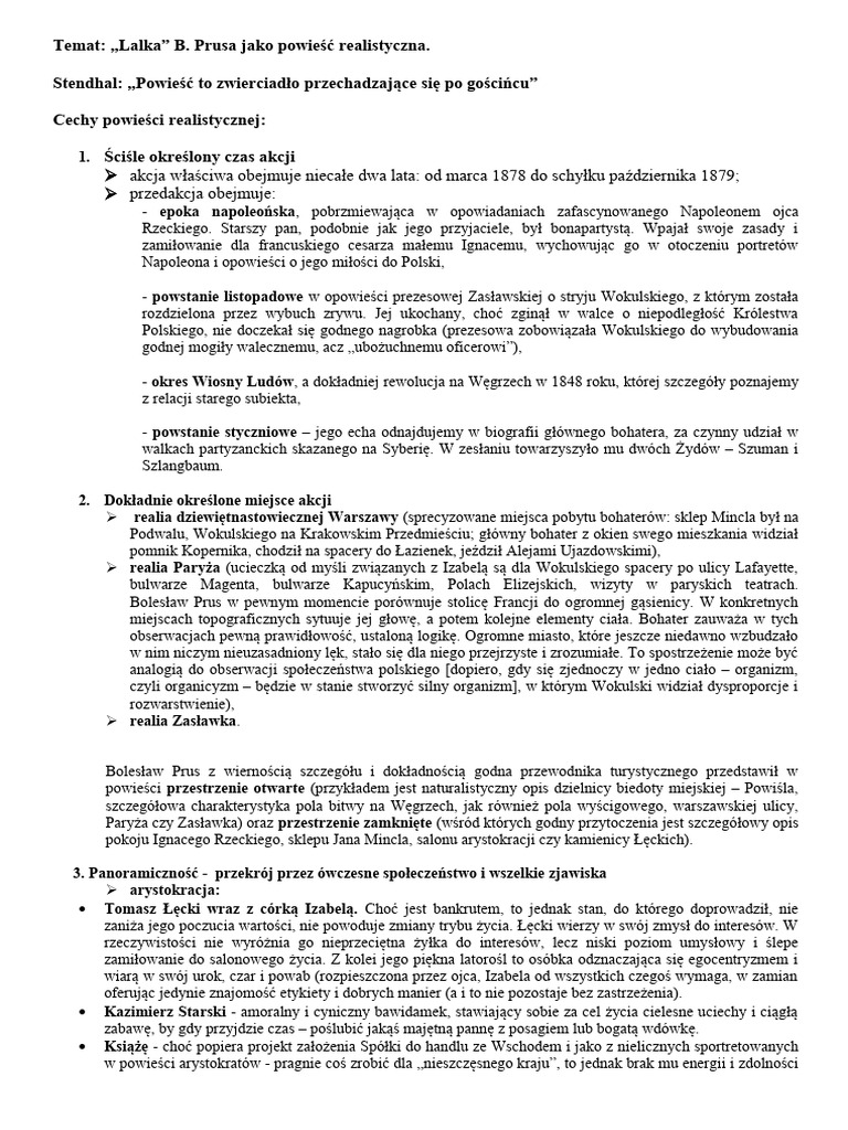 Lalka Powieść Realistyczna Pdf 7915