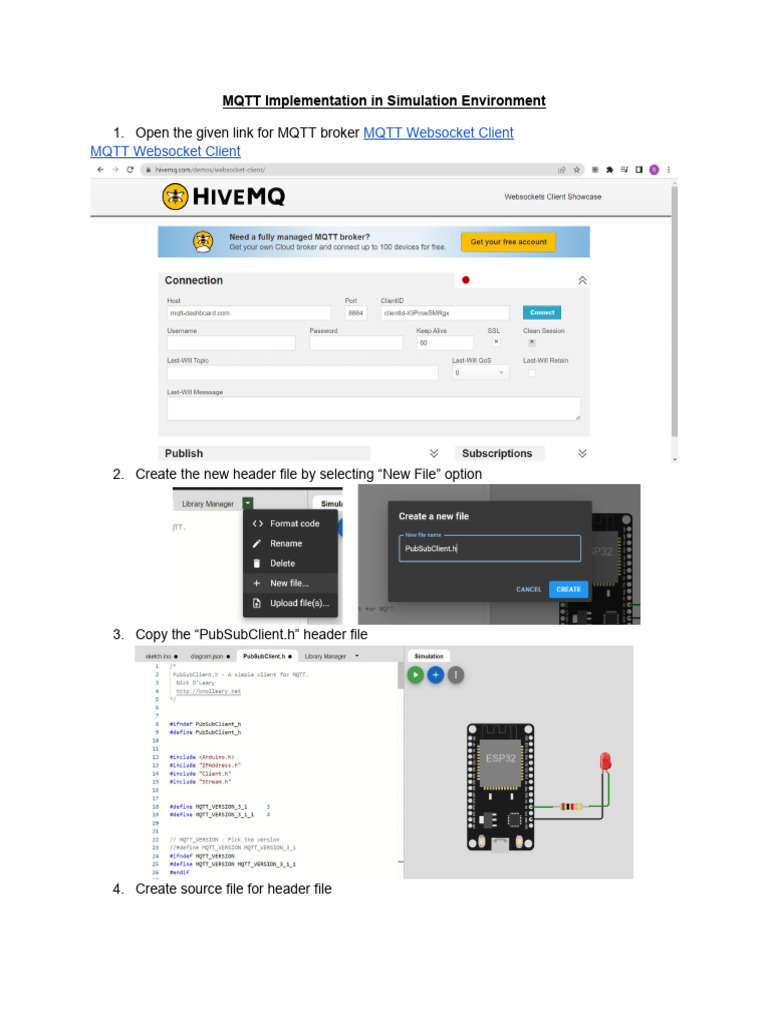 Final of MQTT - Steps - September 2, 531 PM | PDF | Computer ...