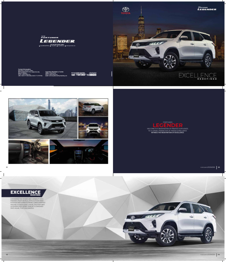 Toyota Fortuner 2nd Gen Brochure | PDF