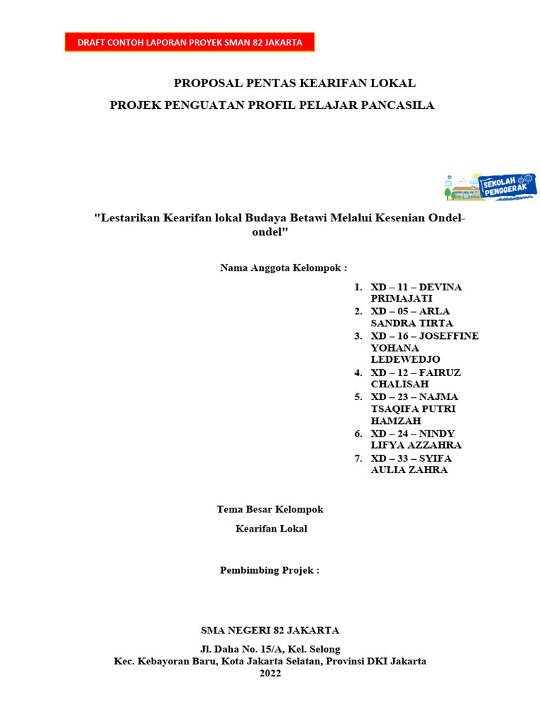 Proposal p5 Tari | PDF