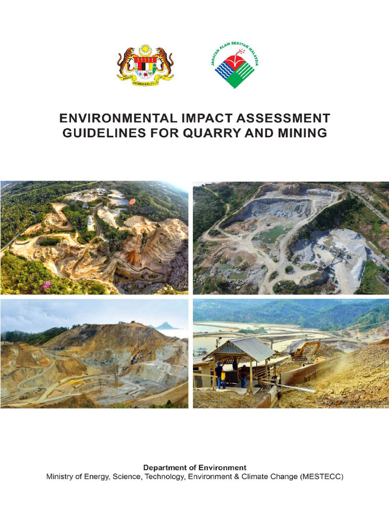 Guidelines For Quarry and Mining Compressed | PDF | Environmental ...