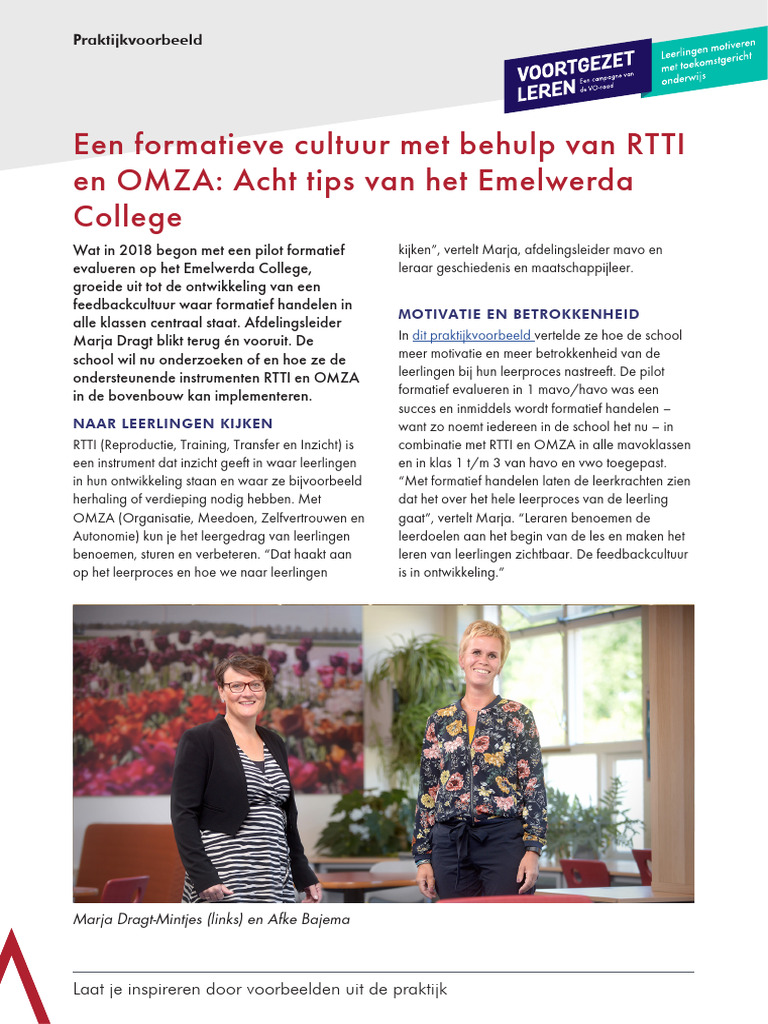 Acht Tips Van Het Emelwerda College 1675023495 | PDF