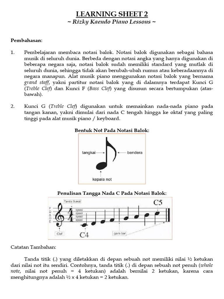 Learning Sheet (Pertemuan Ke-4) | PDF
