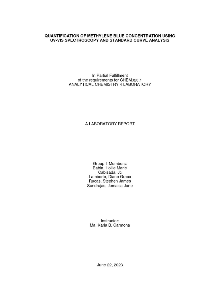 UV-Vis Analysis for Chem Students | PDF