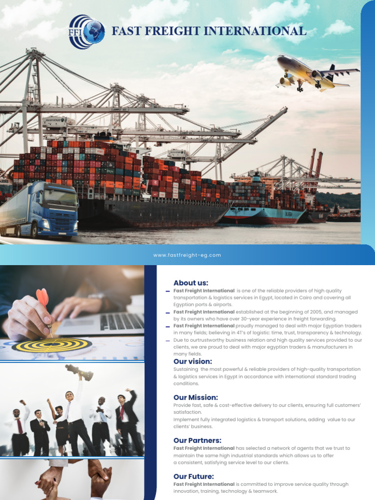 FFI Presentation | PDF | Logistics | Cargo