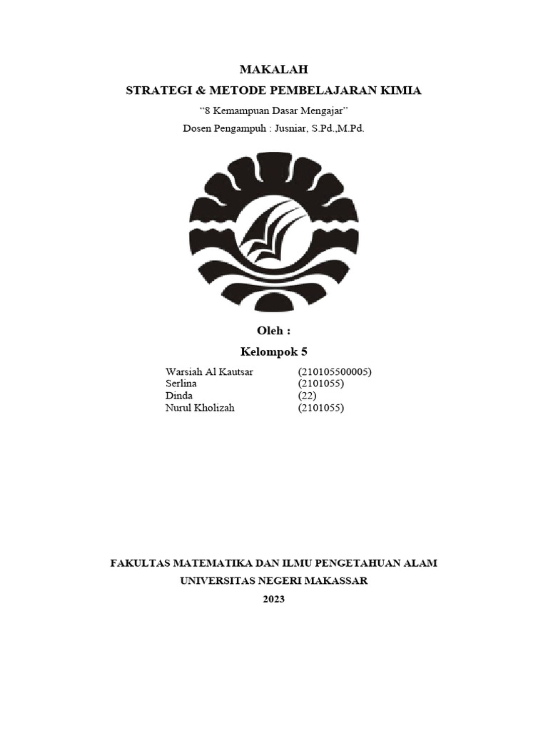 Makalah 8 KDM KLMPK 5 | PDF