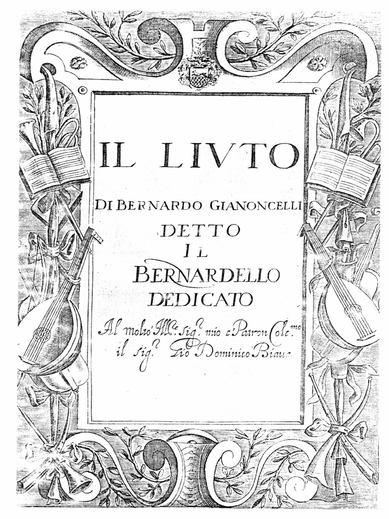 Gianoncelli Il Liuto (1650) 2 | PDF