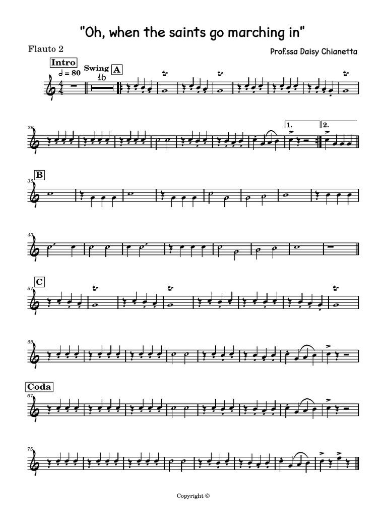 Daisy Marching in 2-Flauto - 2 - 230329 - 155834 | PDF