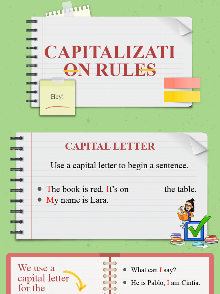 Capitalization Rules Guide | PDF