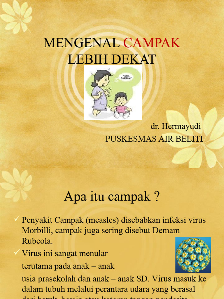 Penyuluhan Campak | PDF