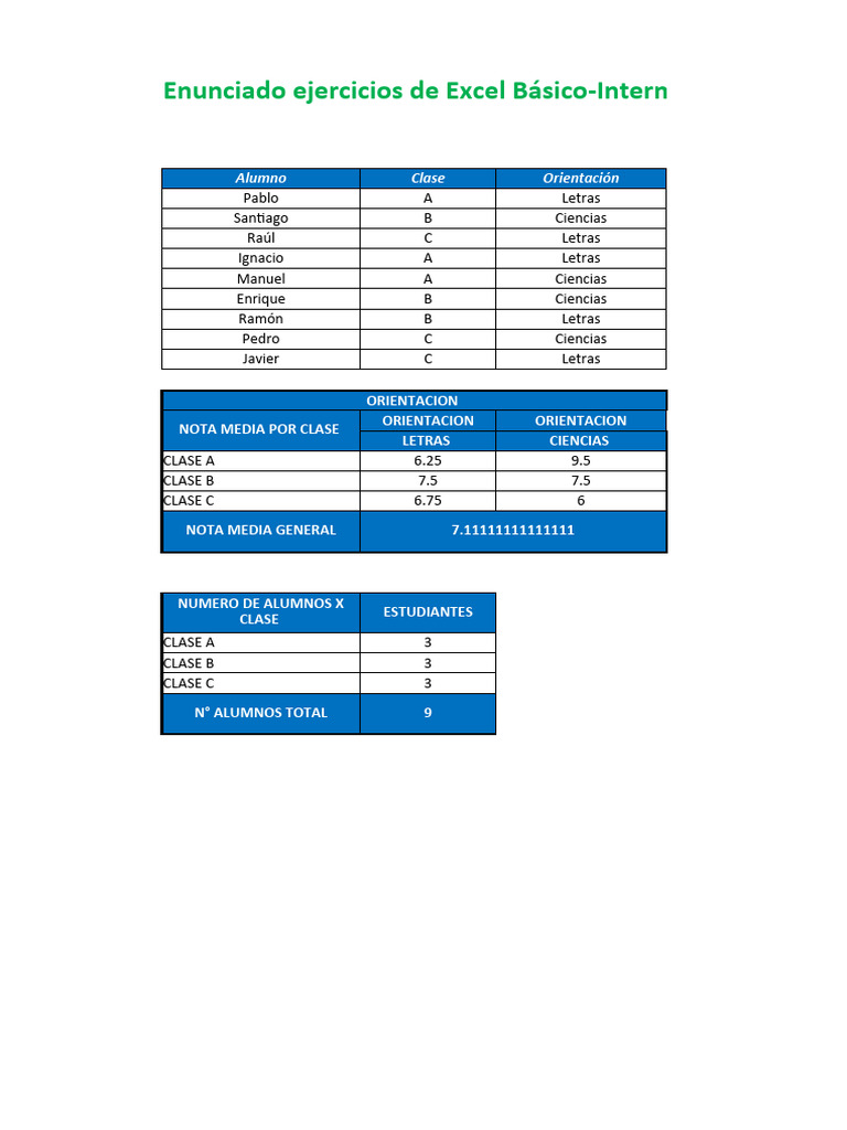 Anexo3 - Excel Basico Intermedio (FINAL) | PDF