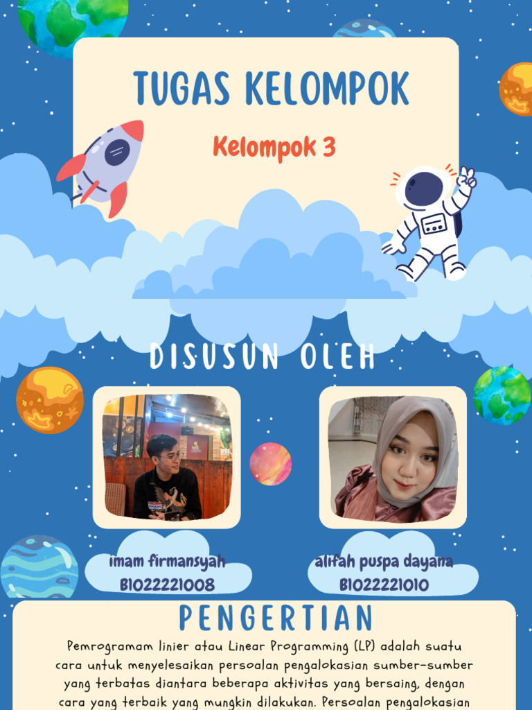 Ppt-Bab 5-Linier Programing Dengan Software Pom-Qm | PDF | Seni