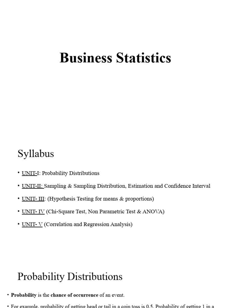 Unit3 Business Stats Hypothesis | PDF | Estimator | Standard Deviation