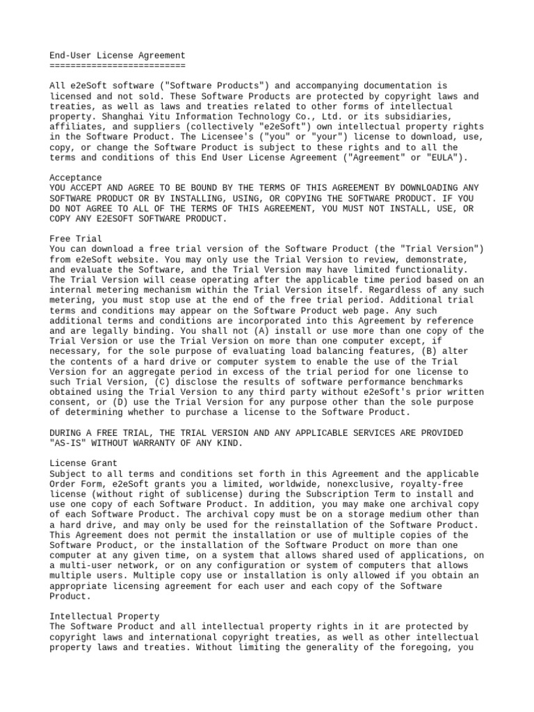 License | PDF | License | Proprietary Software