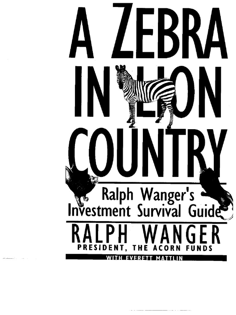 Ralph Wanger - A Zebra in Lion Country | PDF