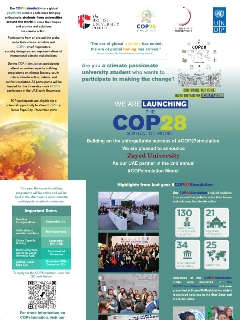 COP28 Brochure 2 Final - Copy 1 | PDF