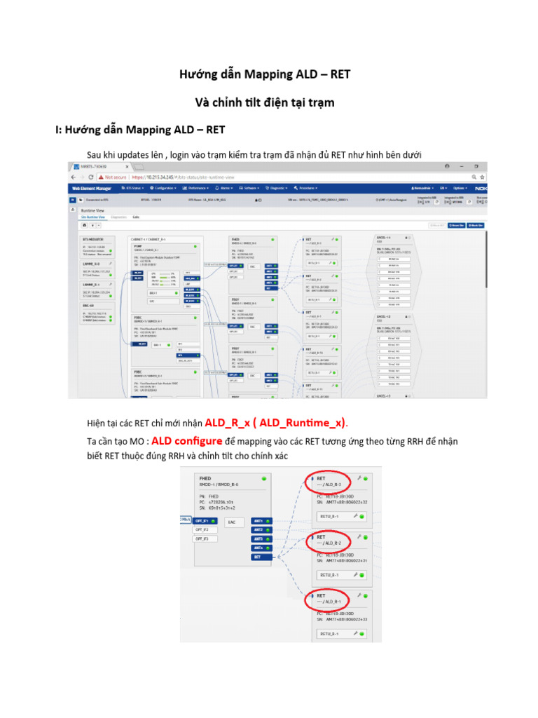 Huong Dan Mapping ALD - RET v1.3 | PDF