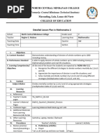 Detailed Lesson in Math 1 - Ordinal Numbers | PDF | Teachers | Lesson Plan