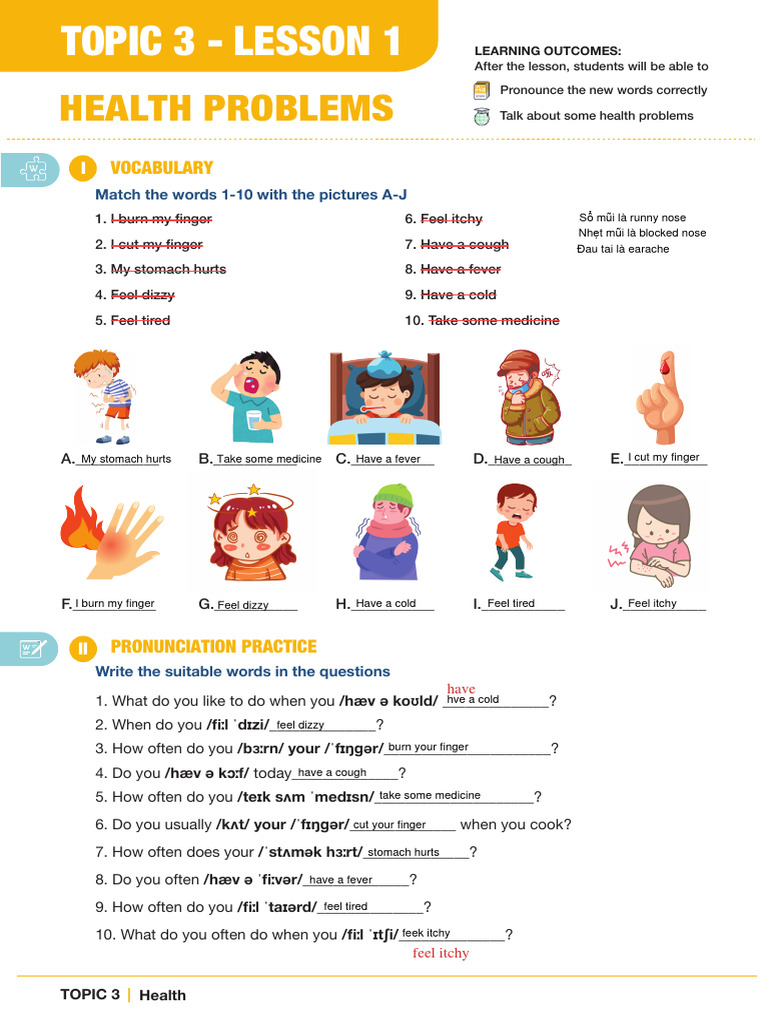 (Checked) L1-HEALTH-PROBLEMS | PDF | Linguistics | Human Communication