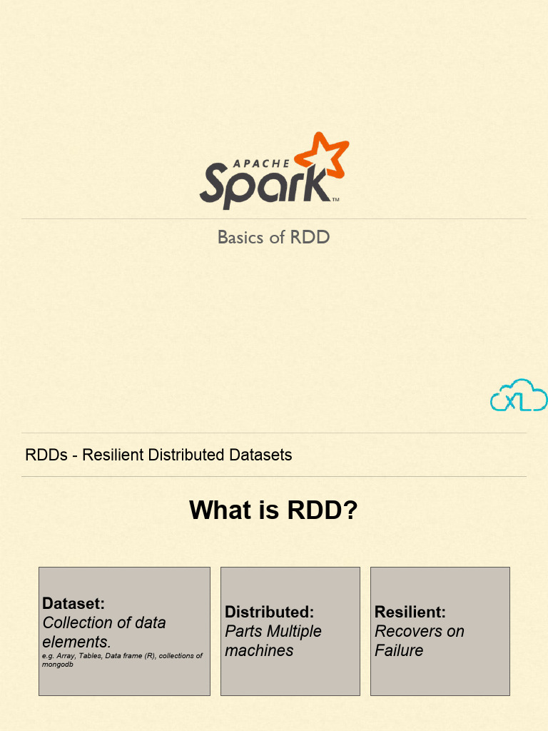Spark RDD Basics and Operations | PDF | Apache Spark | Software Engineering