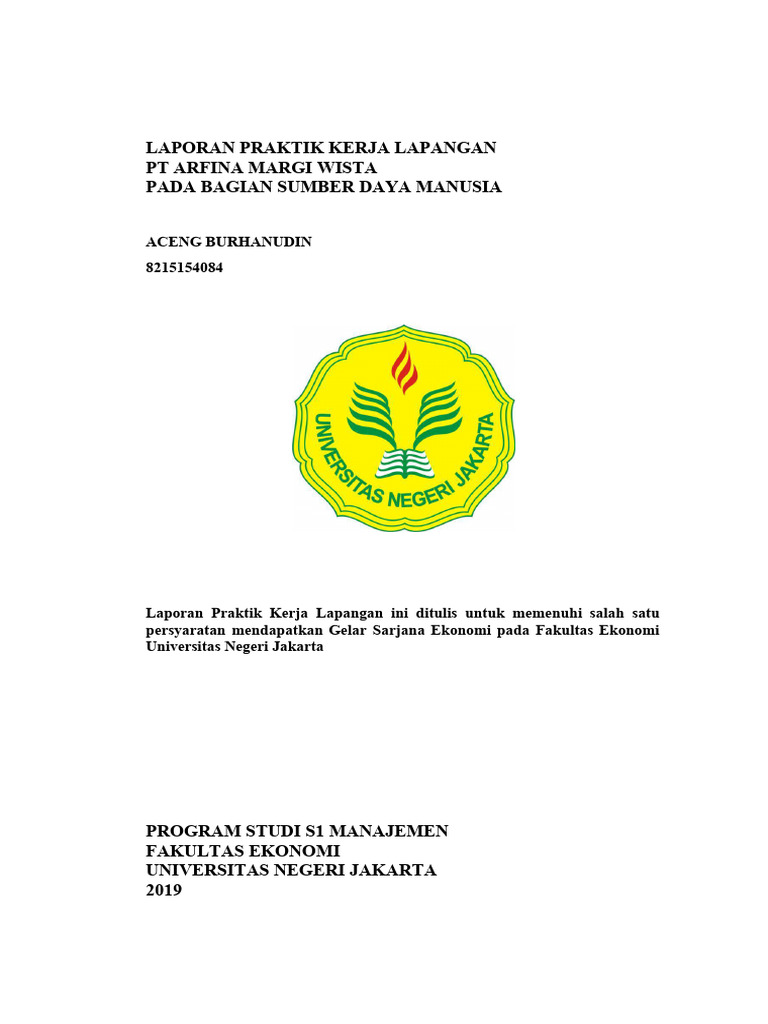Laporan PKL Aceng Burhanudin | PDF | Bisnis