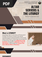 Usher Training Manual | PDF | Eucharist | Liturgy