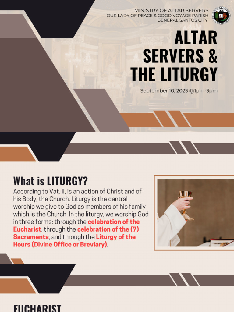 Altar Server Seminar | PDF