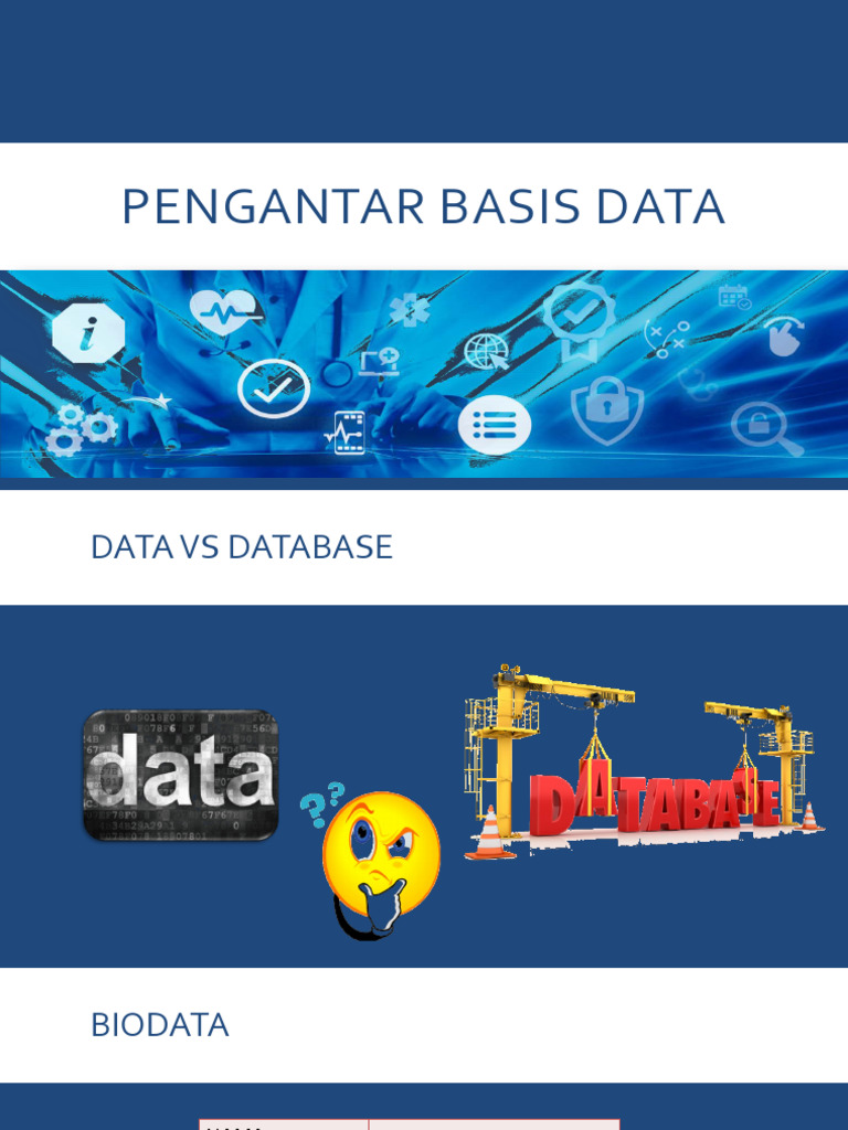 DBD-P1-A-Pengantar Basis Data | PDF