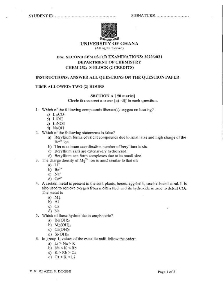 Chem 252 Pasco 2 | PDF | Hydroxide | Nature